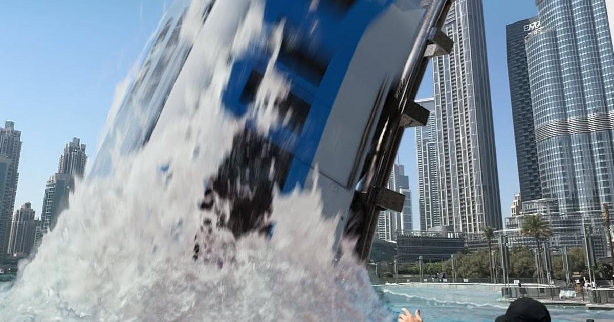CGI Video Botim Train Roller Coaster Ride in Burj Khalifa