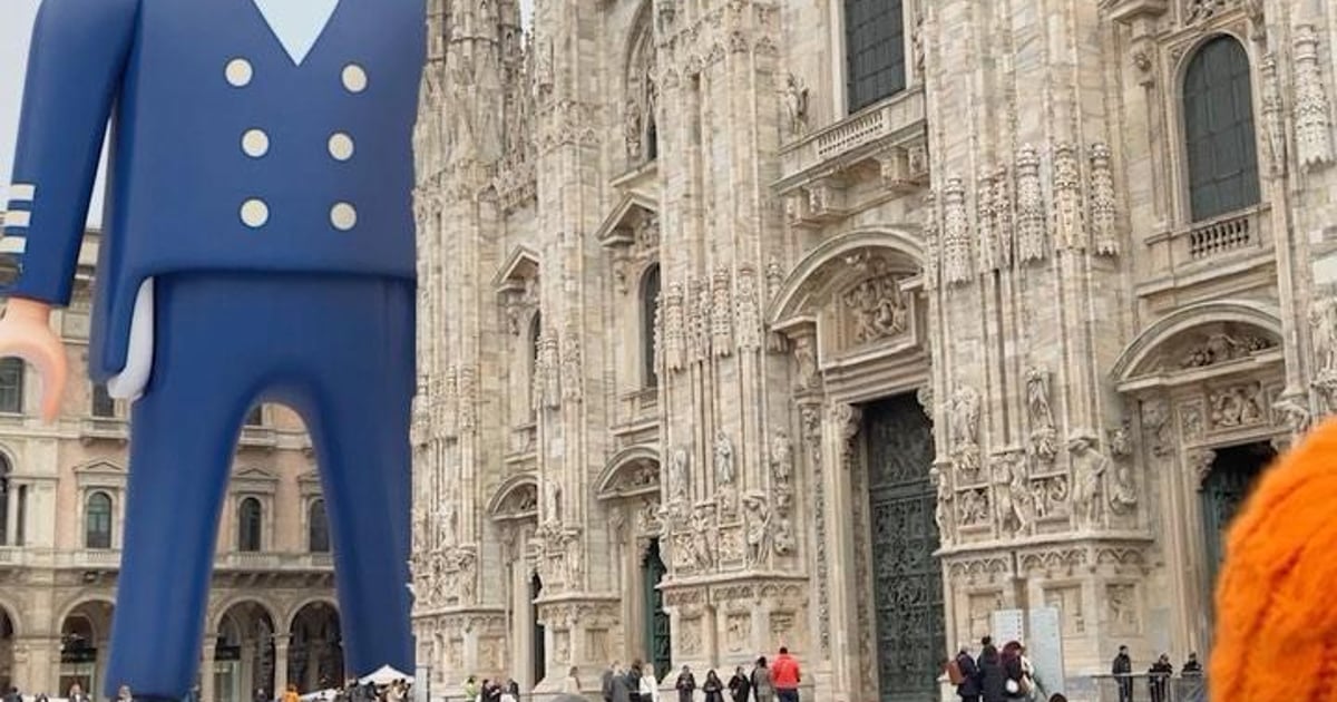 FOOH Ad Findus Captain Spotted at Duomo di Milano