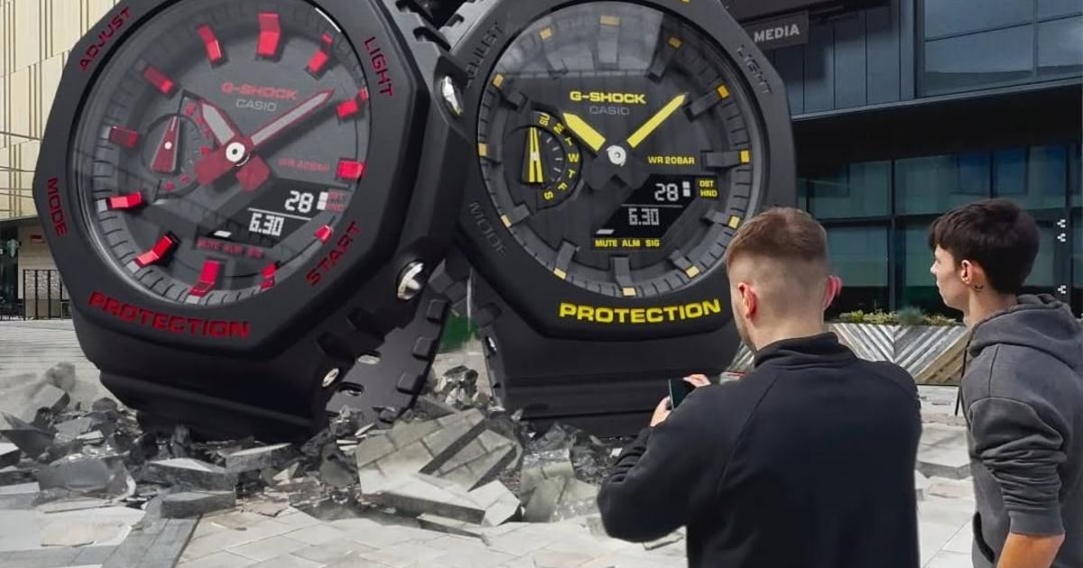 CGI Video G-SHOCK Watches Emerges from Digital Screen