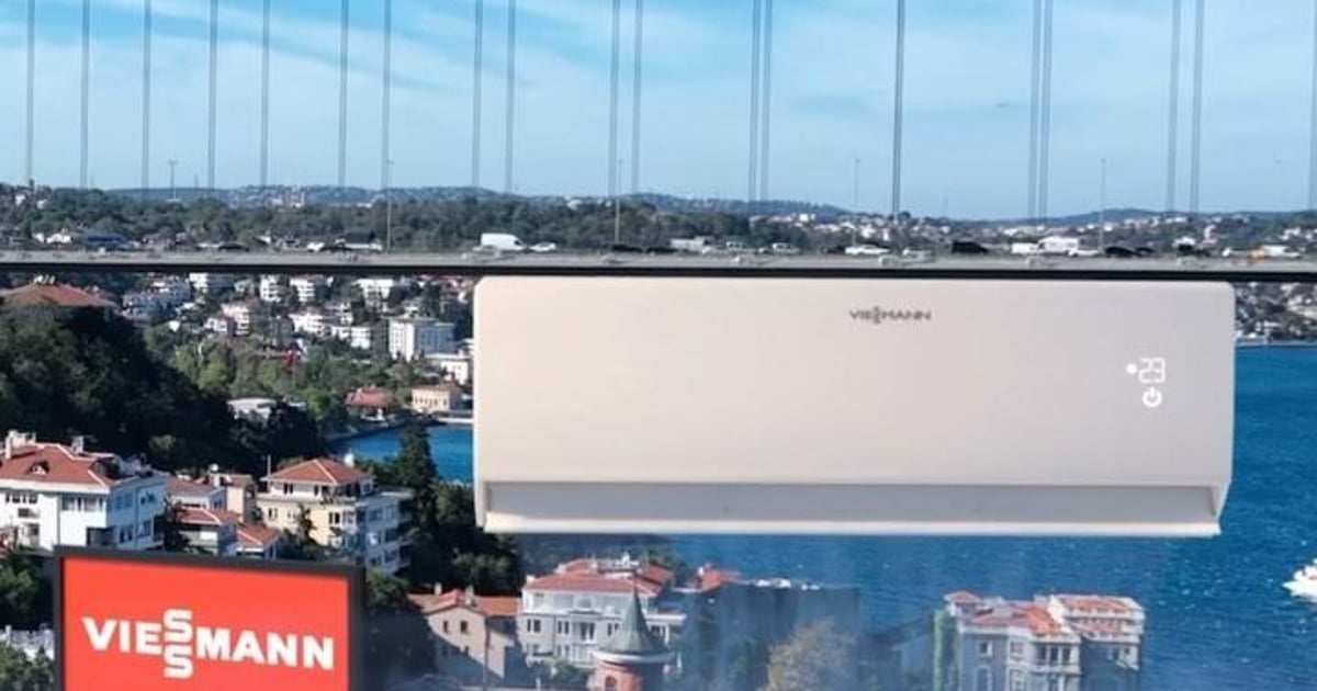 FOOH Ad Viessmann Giant AC Unit Over Bosphorus