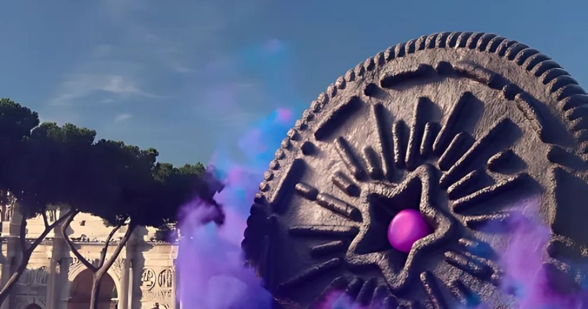 CGI Video Oreo Cookie Crashes Near the Colosseum in Italy