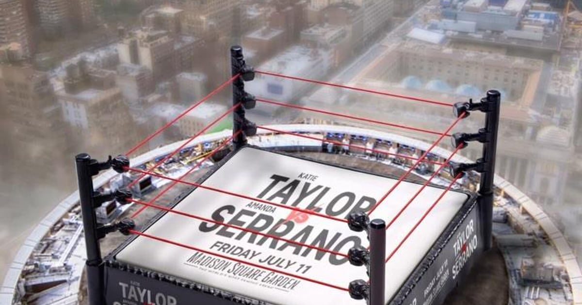 CGI Video Madison Square Garden Boxing Ring Installation