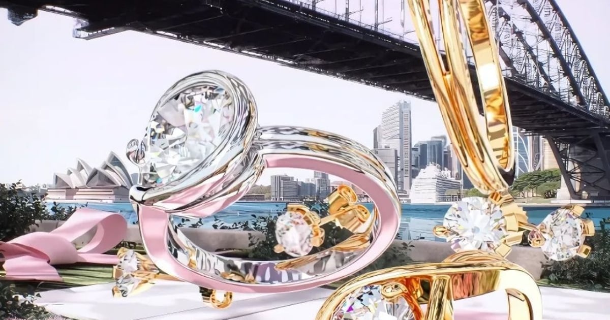CGI Video Pandora Jewelries Revealed From Box in Sydney