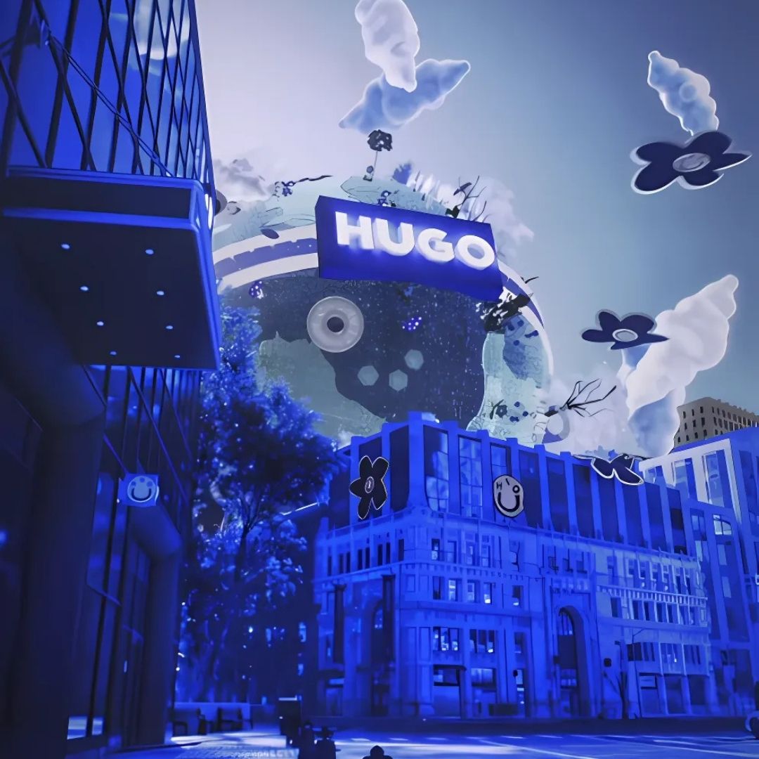 FOOH Ad HUGO Blue Planet Roblox Display