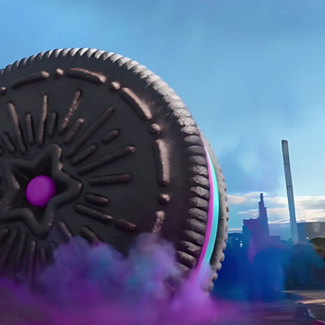 CGI Video Oreo Cookie Crashes Near the Colosseum in Italy