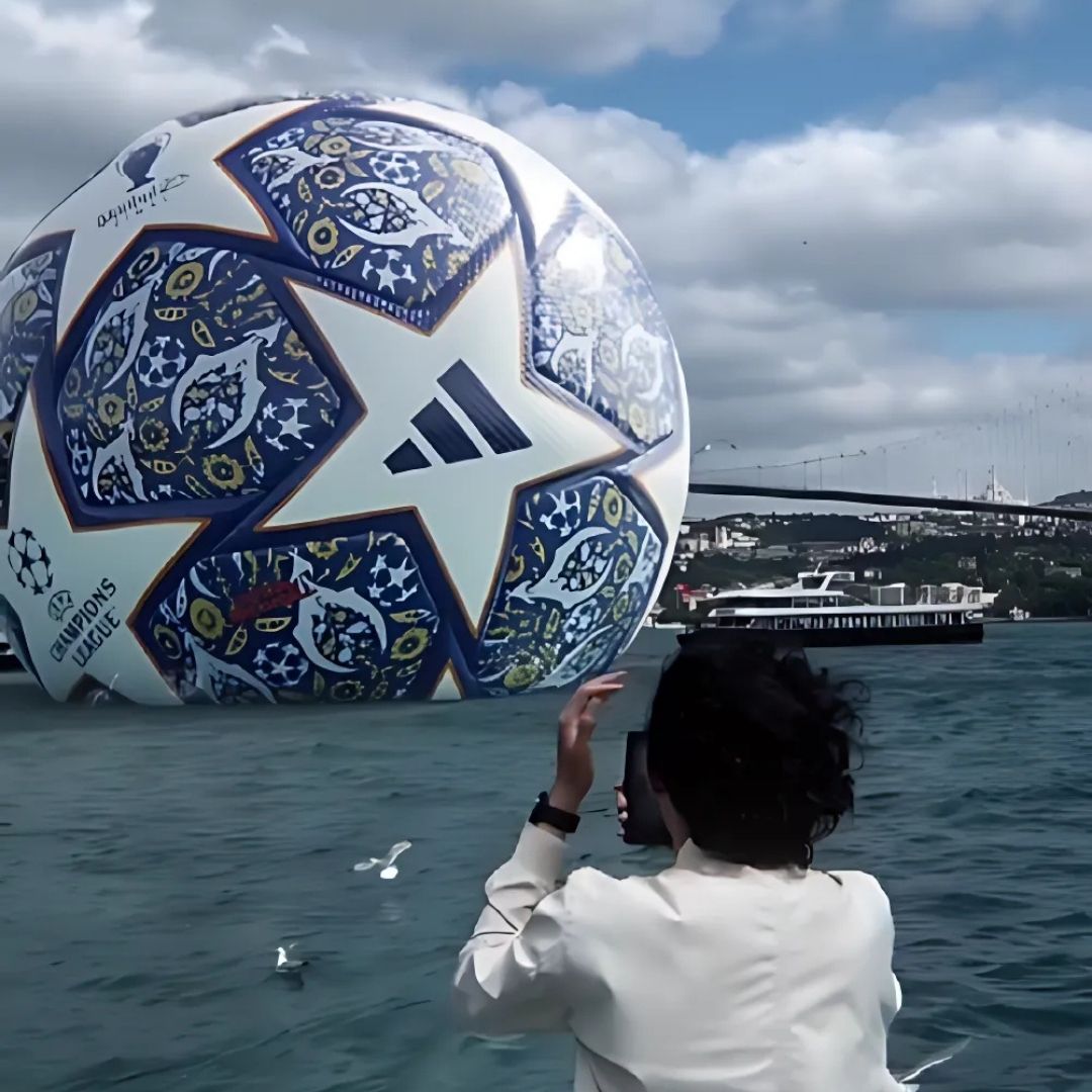 CGI Video Adidas Helicopters Takes Jersey and Flag in Turkey